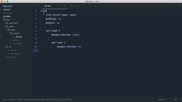 6 Readability with the Sass syntax
