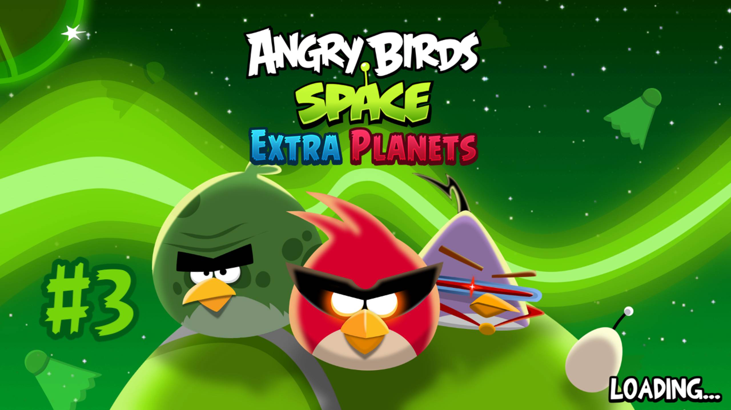 Angry Birds Space Extra Planets #3 - Прохождение по Fat Toy Problem