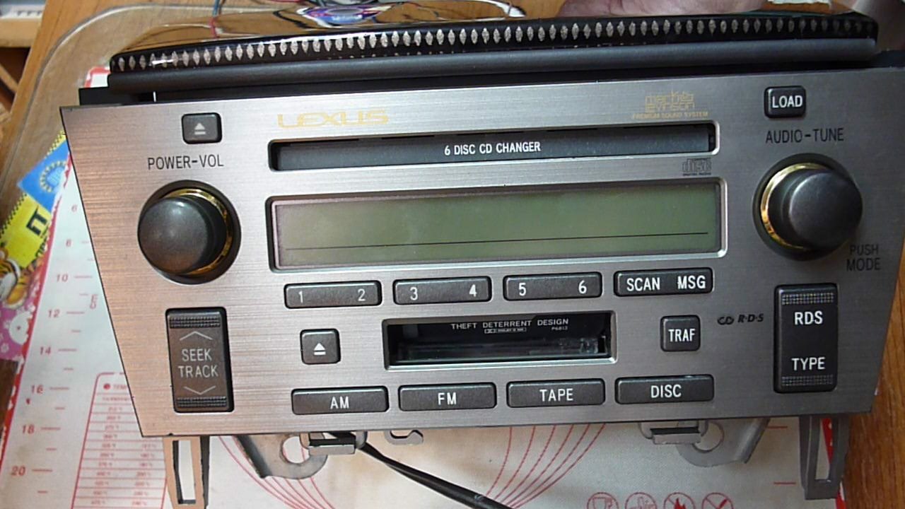 Аукс в магнитолу лексус