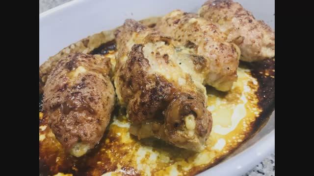 Мясные рулетики с начинкой. Тает во рту