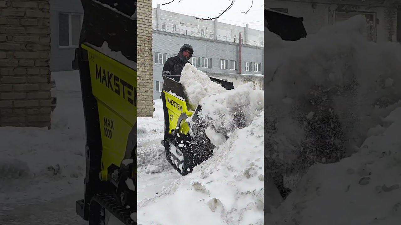 Мини-Думпер с Ковшом ❯ MAKSTEM ❯ 1000kg. #минидумпер #сделановроссии #спецтехника #новинка
