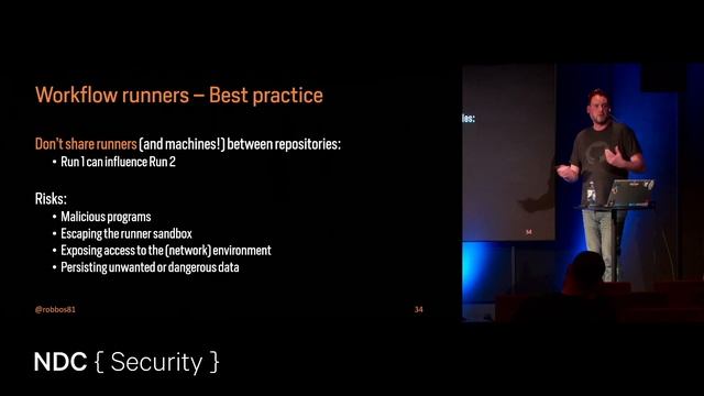 How to use GitHub Actions with Security in mind - Rob Bos - NDC Security 2022 – смотреть онлайн ...