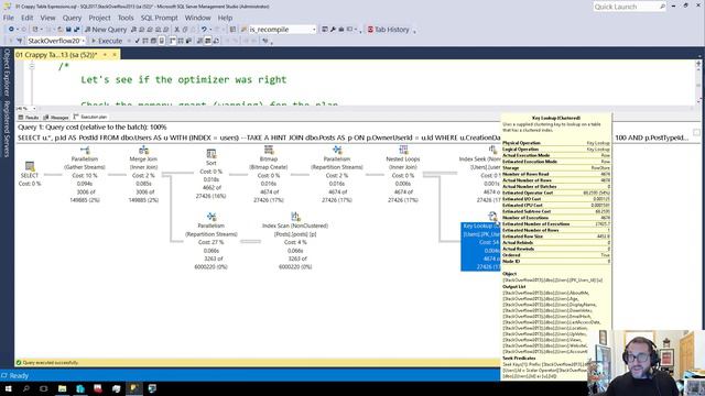 03 SQL Server Performance Tasting Menu CTEs