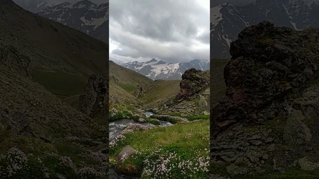 Приэльбрусье. Высота примерно 3000 м.