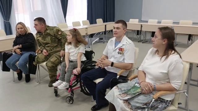 Интервью с героями  в школе МБОУ ОЦ Флагман