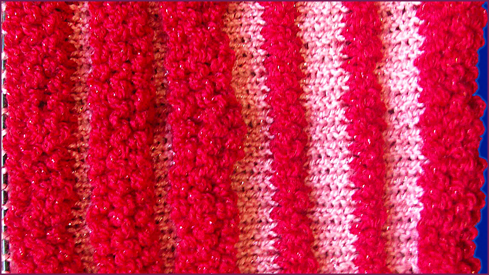 Букле спицами. Вязание узора букле. Красивый узор спицами.