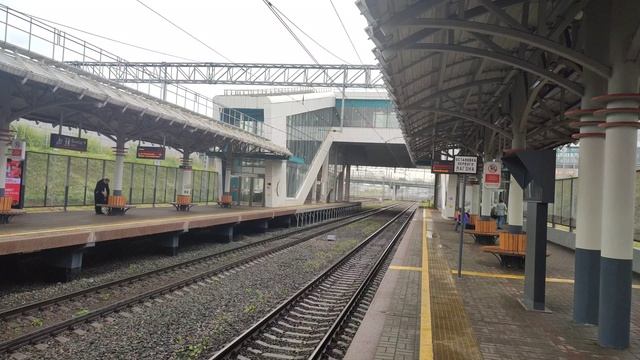 Электропоезд ЭС2Г-074 "Ласточка" на станции МЦК Соколиная Гора