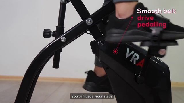 VRAi Fitness SXB-350 Bluetooth Smart Folding Bike - X-Bike with Kinomap Connectivity - смотреть ...