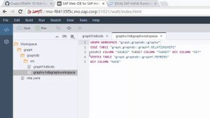 SAP HANA Academy - Graph: XSA - Create Graph Workspace [SPS 12]