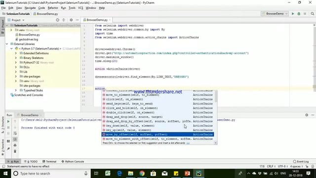 Action Class Selenium With Python Tutorial For Beginners смотреть онлайн видео от Python