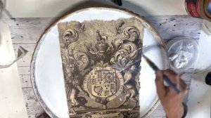Diy - Tray in Baroque Style - Δίσκος σε Μπαρόκ Στυλ - Craft by Debi