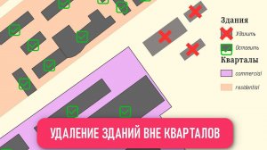 Как оставить на карте объекты пересекающие объекты другого слоя