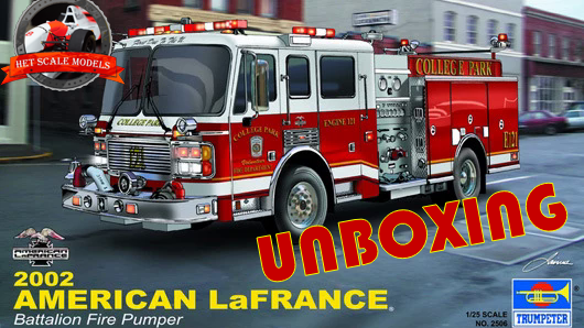American LaFrance Eagle Fire Pump 1/25 Trumpeter