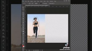 как растянуть фотку в фотошопе.mp4