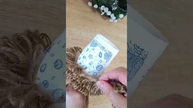 Осенний декор Сова из джута #хендмейд #хобби #diy #поделки #декор #своимируками #каксделать