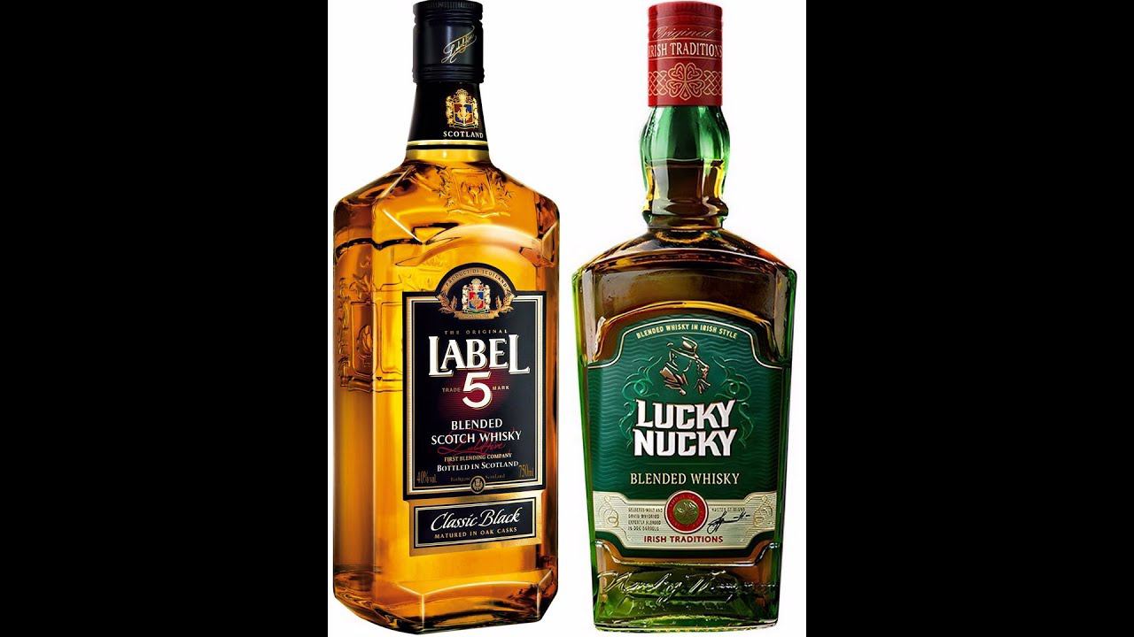 Сравнение Scotch Whisky Label 5  и Whisky Lucky Nucky.