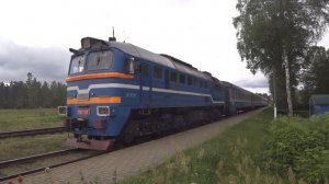 373) "Беларусь-24". И снова здравствуй, Синеокая! Еду из Алёщи в Полоцк на дизель-поезде.