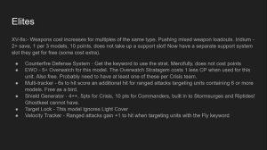 Tau Codex Leaks - OVERWATCH, FTGG, SAVIOUR PROTOCOLS AND MARKERLIGHTS OH MY!