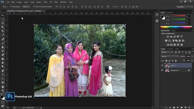 (Auto Color Correction Actions) How To Auto Adjust Photo In Photoshop ...