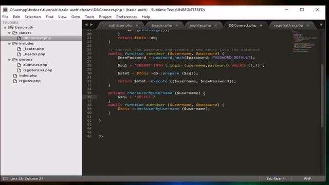 Basic Authentication With PHP And MySql - 6 – смотреть онлайн видео от PHP Курс в хорошем ...