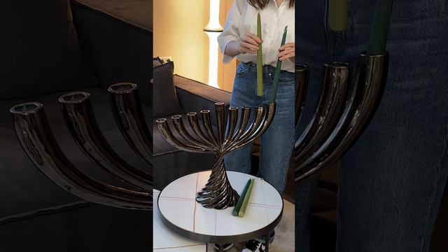 КУЛЬТ ДИЗАЙНА Подсвечник Bowl Rotating Menorah
