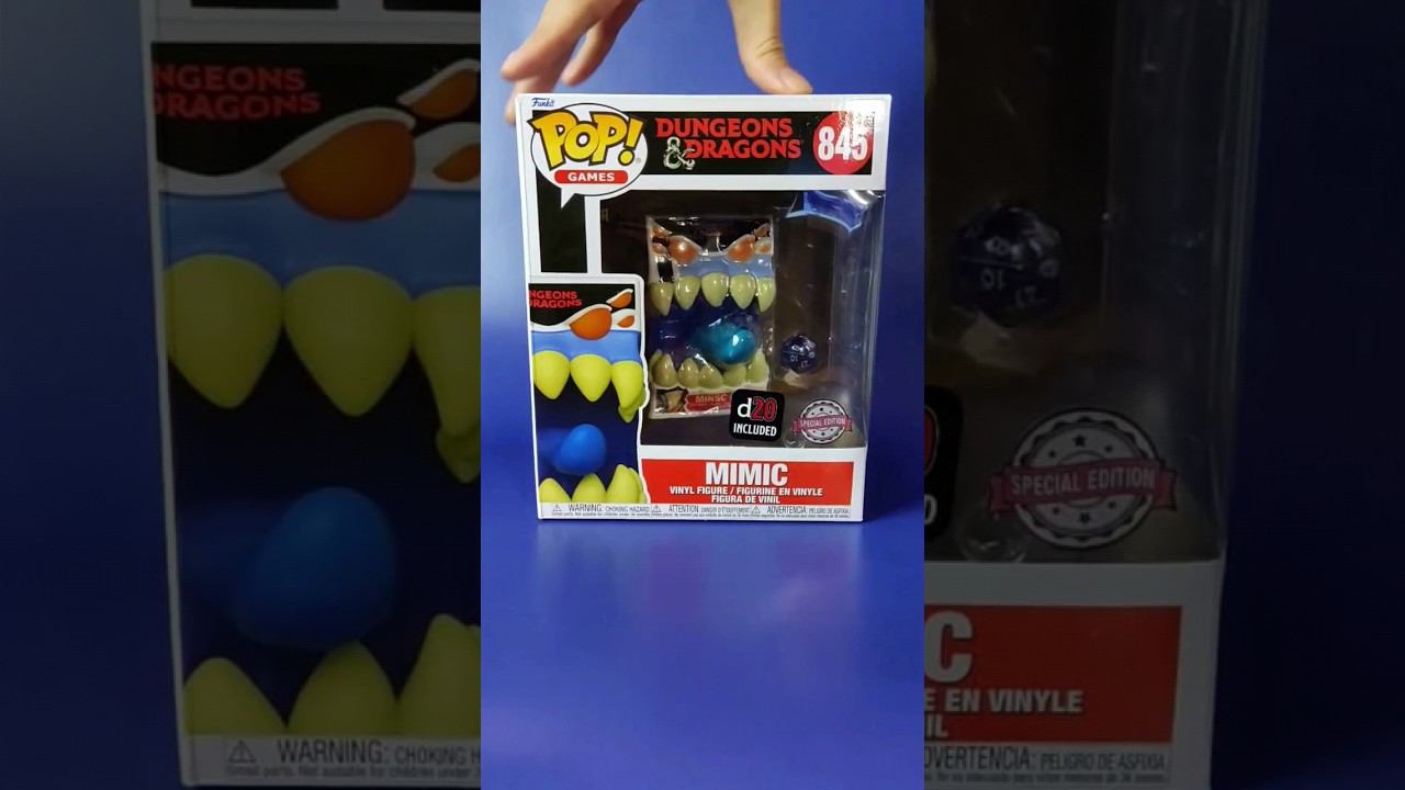 #обзор #funko Pop! Dungeons & Dragons: Mimic with D20 845 Gamestop Exc | Мимик #dnd #shorts