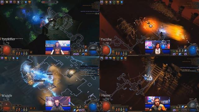 Exilecon Grand Final Kitava Race - TyTy vs Tie23 vs Havoc vs Waggle ...