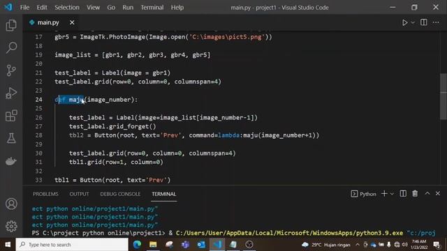 Membuat applikasi open pictures dengan python 3 | 9 dan tkinter ...