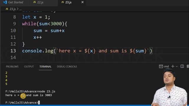 23 While And Do While Loop In Javascript Explained By Vivek Part 23 Learn With Vivek