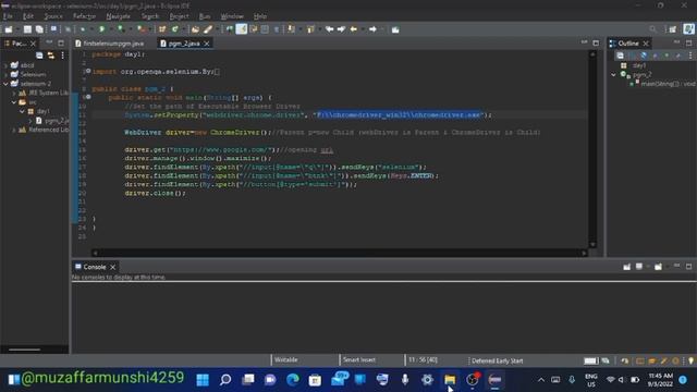 Selenium with java setup in Eclipse | Testing G👀gle page – смотреть ...