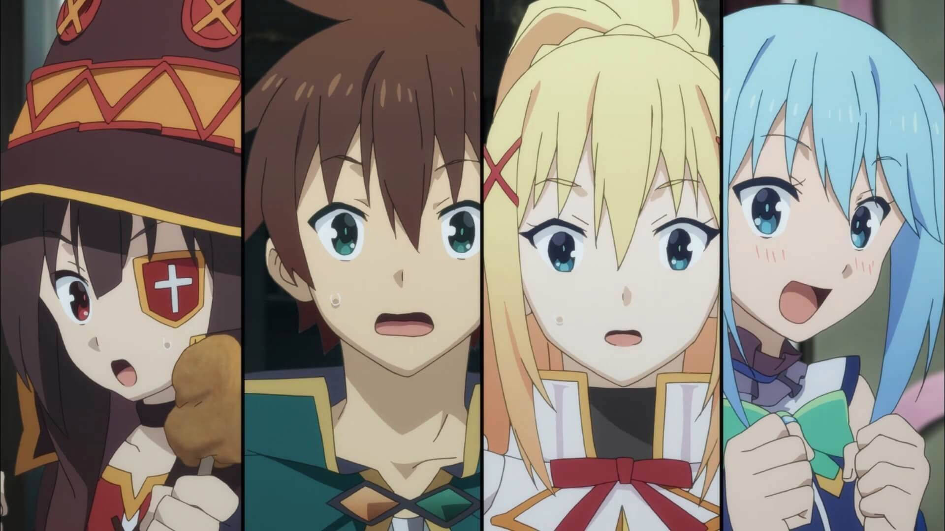 Аниме Этот замечательный мир — 2 сезон 1 серия / Kono subarashii sekai ni shukufuku wo