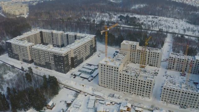 Динамика строительства ЖК Беседа (март, 2021)