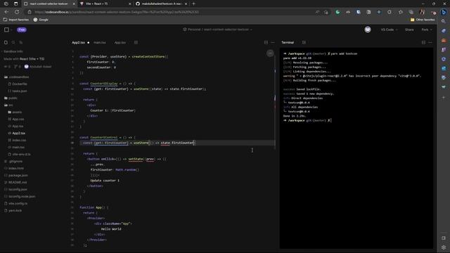 Using selectors with react context | We fixed react context to make it state manager – смотреть ...