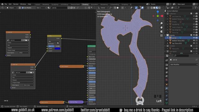 Axe - Detailed Game Objects - p21 - PBR Texture Painting Setup