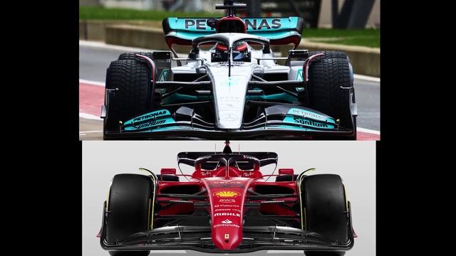 FERRARI VS MERCEDES. F1-75 vs W13. Confronto e analisi tecnica. – смотреть видео онлайн от «The ...