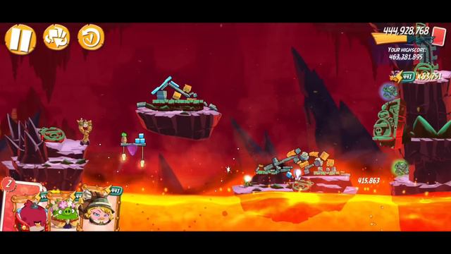 Angry birds 2 clan battle bomb 3x(bomb 5 times used) ratio 156 (21 June ...