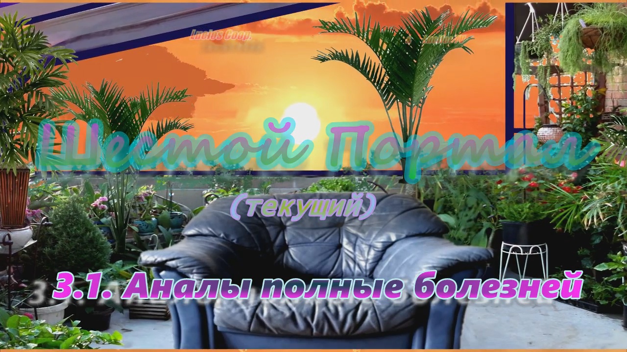 «Шестой Портал (текущий)» 3.1. Аналы полные болезней
