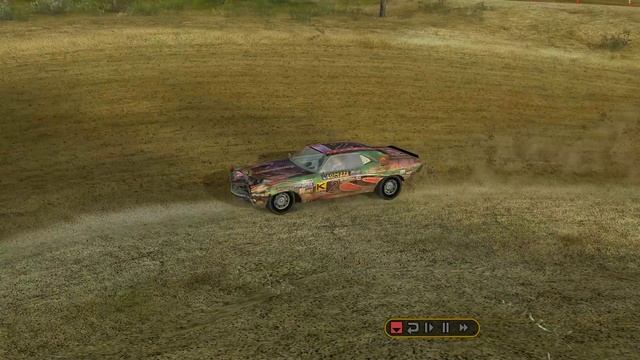 34 FlatOut Gold Gravel mound - Gravel supersmash.mp4