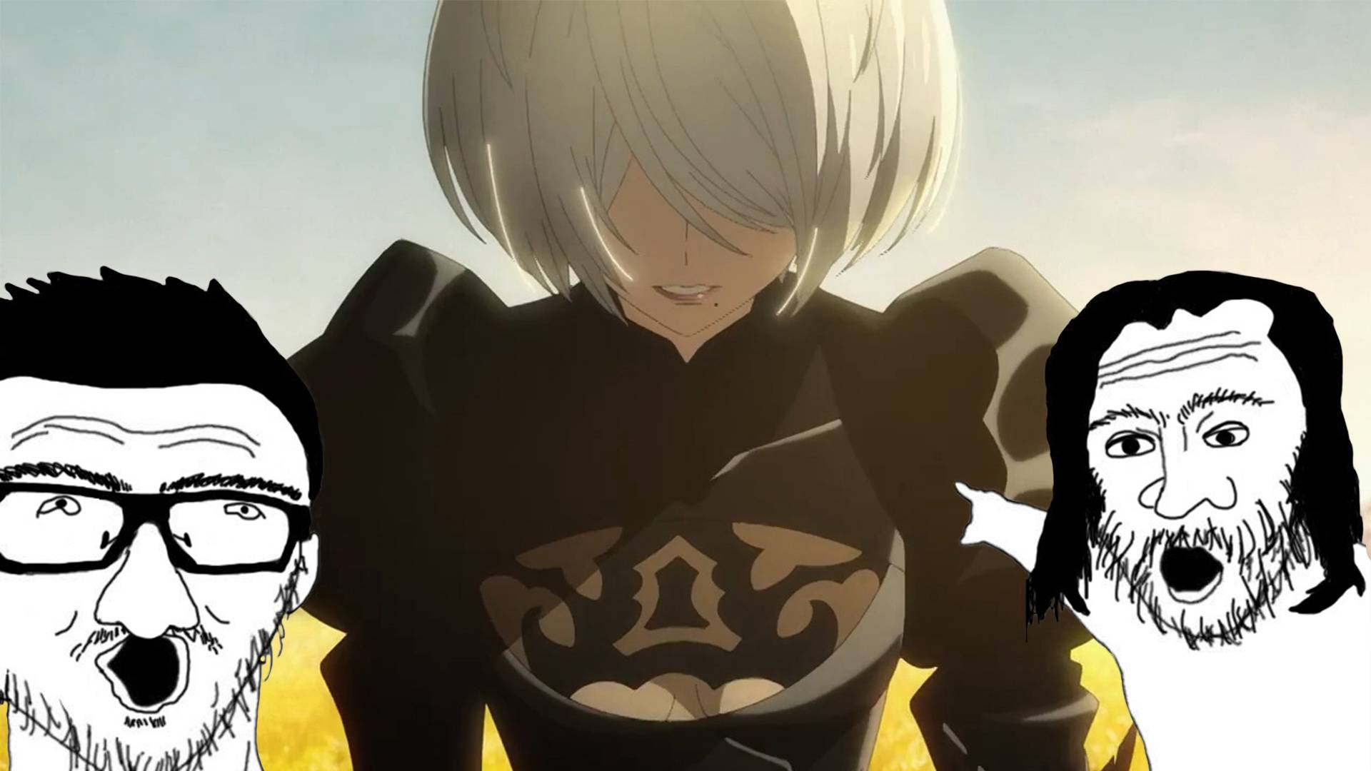 ▼ Правильный обзор боевых горничных ver1.1a | Обзор Nier:Automata ver1.1a