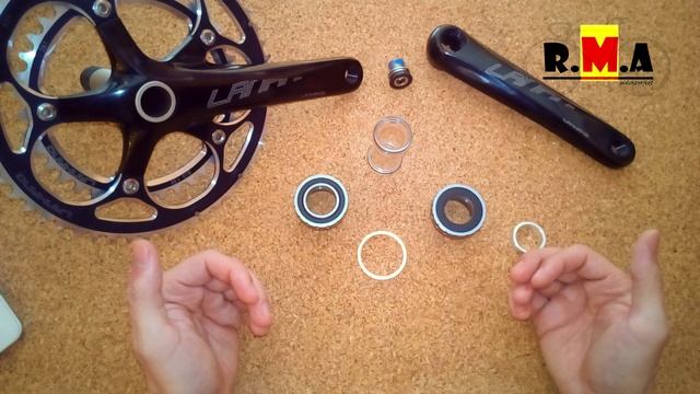 Китайские алюминиевые шатуны LANHANG 53-39.