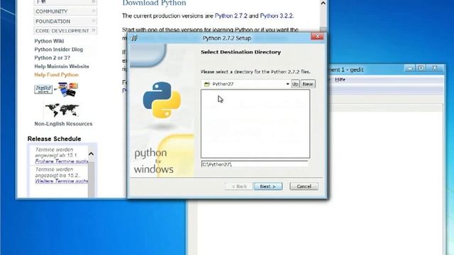 How to install Python and Gedit on Windows 8 – смотреть онлайн видео от PythonVision в хорошем ...