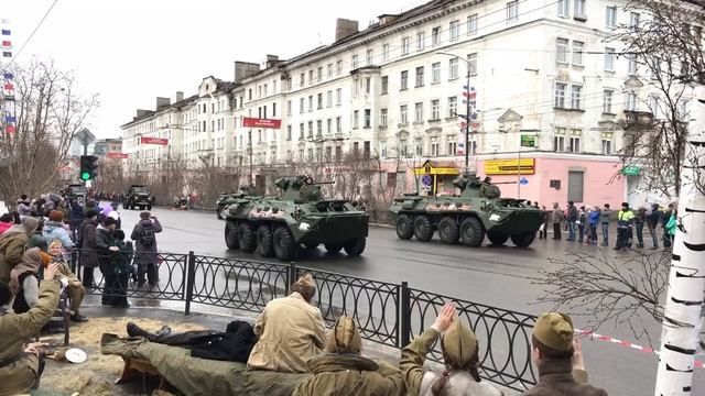 Парад 9 мая 2017 Мурманск