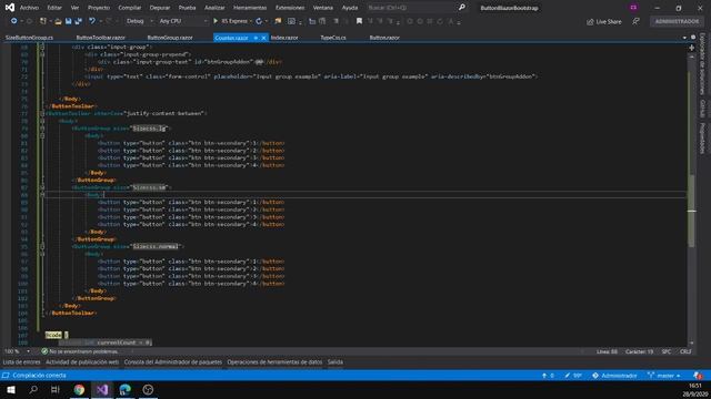 Blazor Button Group with Bootstrap 4 Part 3 – смотреть онлайн видео от ...