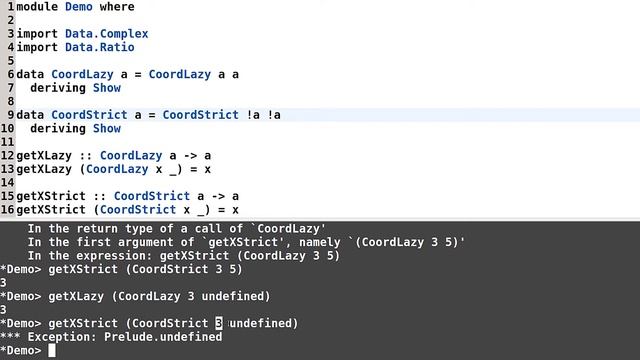Haskell для начинающих - 100 урок | Строгий конструктор данных ...