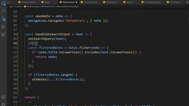 9 - Live Search - React Native Async Storage Note App CRUD – смотреть онлайн видео от Кодовые ...