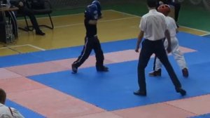 Швейцер Тимур 1.2 ЛАЙТ 24.10.15 Чемпионат и Первенство Республики Крым по кикбоксингу WAKO