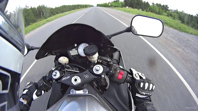 Yamaha R6 Покатуха за город