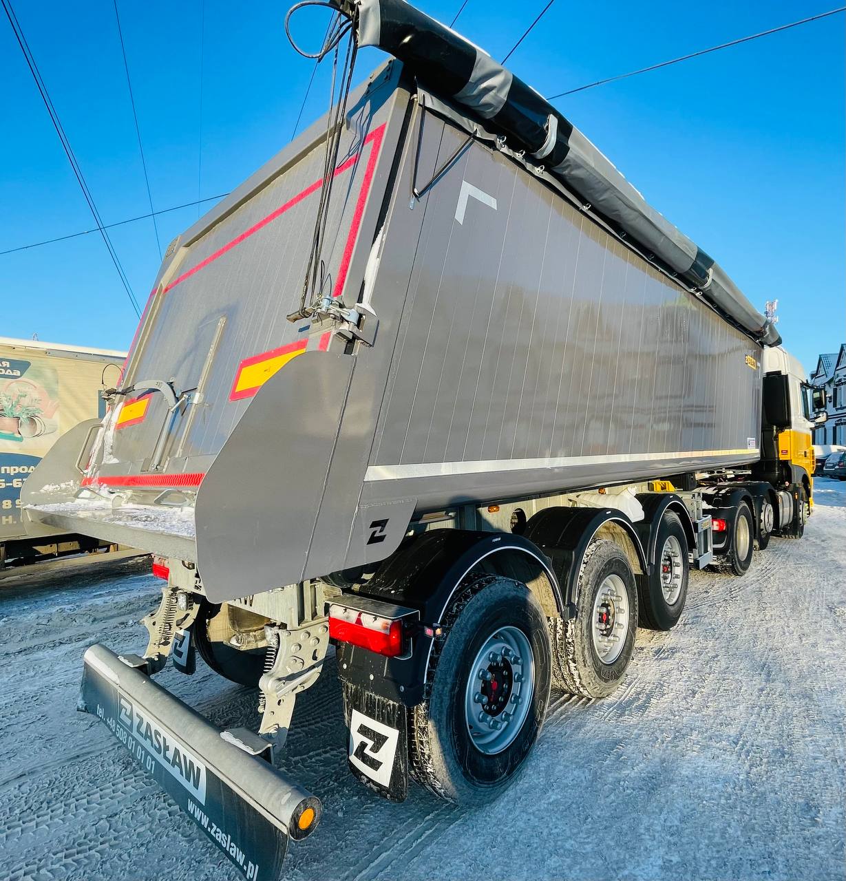 Самосвальный Zaslaw 47 кубов NW.87.21.AKD алюминиевый!!! В наличии!!