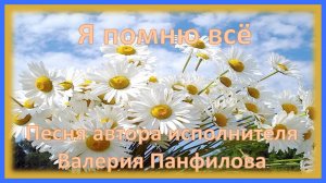 Я помню всё - песня автора исполнителя Валерия Панфилова .mp4