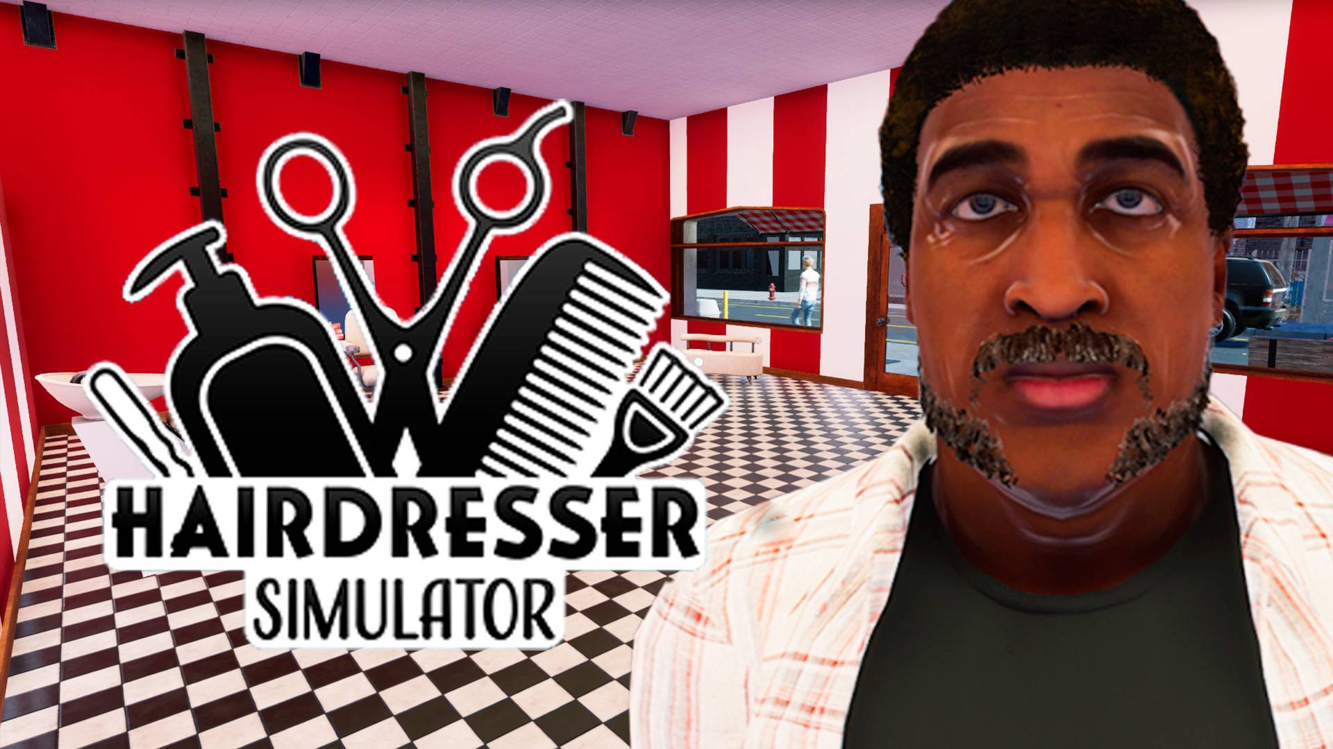 Покраска и Моделирование | Hairdresser Simulator #6 | Прохождение